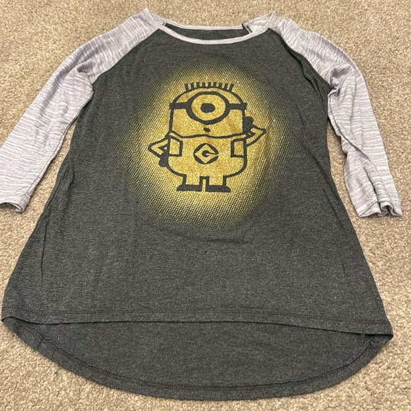 Universal | Shirts & Tops | Despicable Me Minion Made Gray Grey With ...